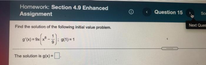 Solved Homework Section 4 9 Enhanced Assignment