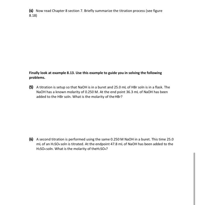 Solved Pre-Lab Assignment: Titration (Week 11) Name: Group: | Chegg.com
