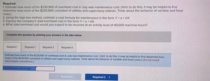 Solved Problem 6A-8 High-Low Method; Predicting Cost | Chegg.com
