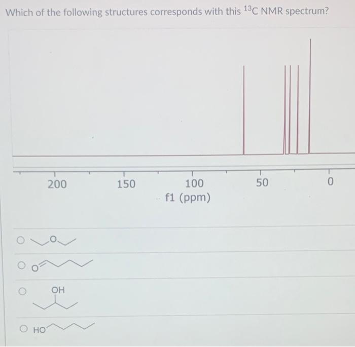 Solved Which of the following structures corresponds with | Chegg.com