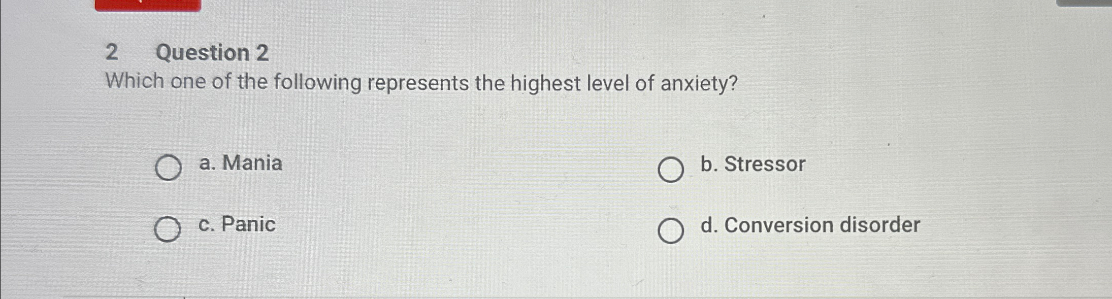 Solved 2 ﻿Question 2Which one of the following represents | Chegg.com