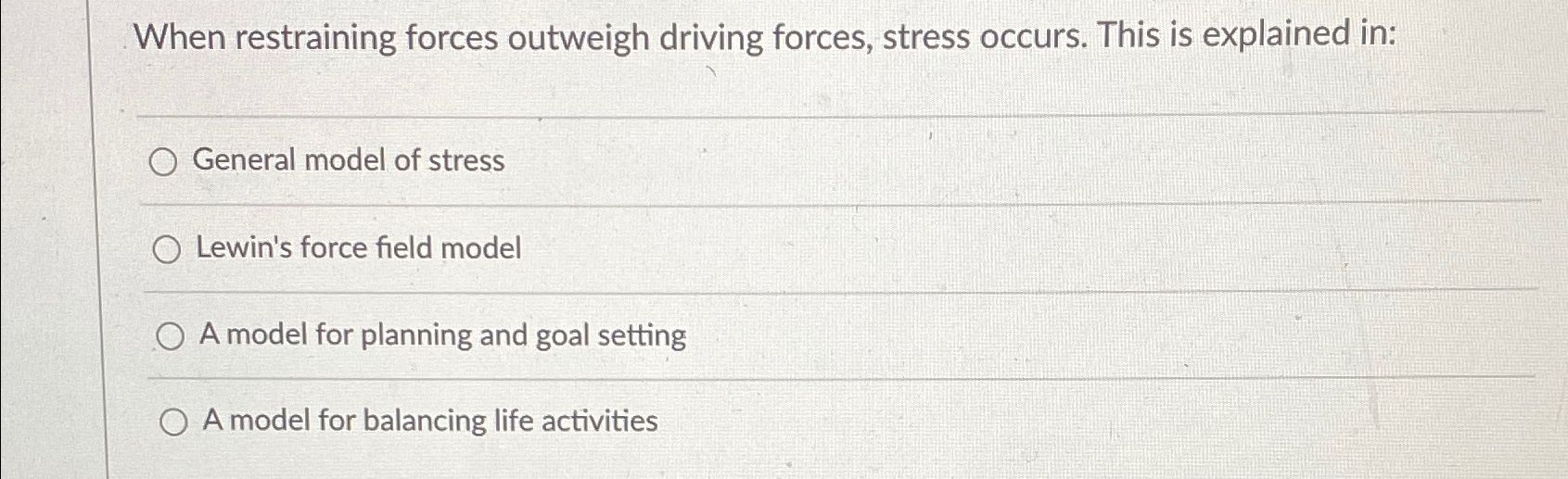 Solved When restraining forces outweigh driving forces, | Chegg.com