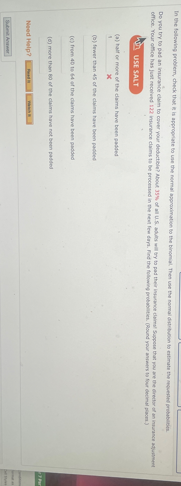 Solved In The Following Problem Check That It Is