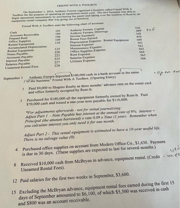 Solved I need to do the general gournal, post it. After that | Chegg.com