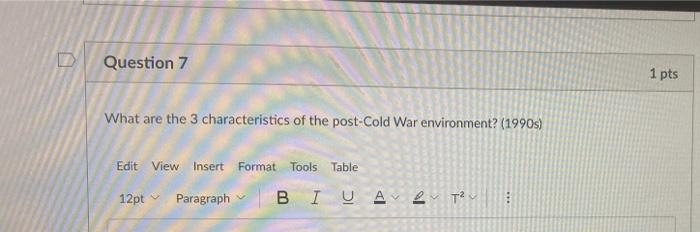 Question 1 2 pts Drawing on your textbook chapter two | Chegg.com