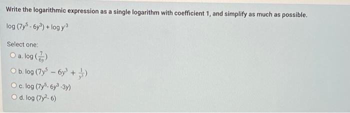 Solved Write the logarithmic expression as a single | Chegg.com