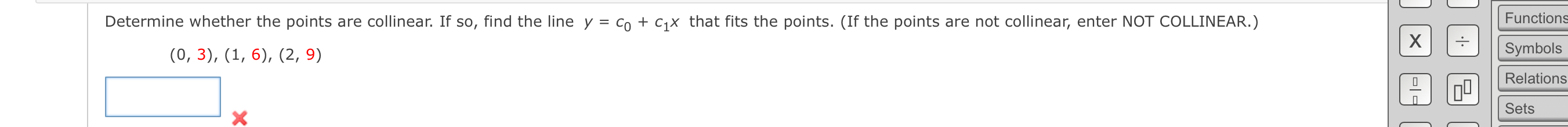 Solved Determine whether the points are collinear. If so, | Chegg.com