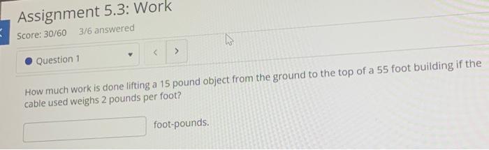 Solved How much work is done lifting a 15 pound object from | Chegg.com