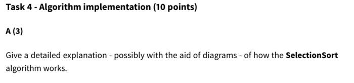 Solved Task 4 - Algorithm implementation (10 points) A (3) | Chegg.com