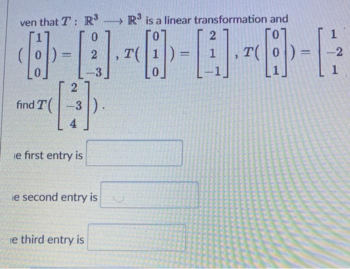 Solved Let T be a linear transformation from R2×2 to P3 | Chegg.com