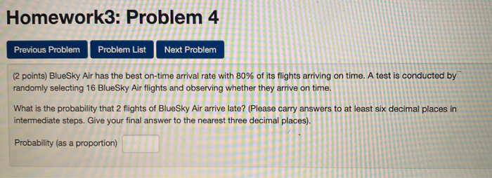 Solved Homework3: Problem 4 Previous Problem Problem List | Chegg.com