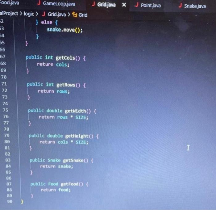 Solved copy and paste the java code accordingly and make a | Chegg.com