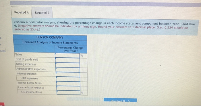 Solved Exercise 13-3A (Algo) Horizontal and vertical | Chegg.com