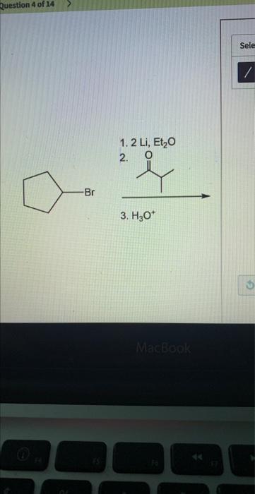 Solved 1. 2Li,Et2O 2. 3. H3O+ | Chegg.com