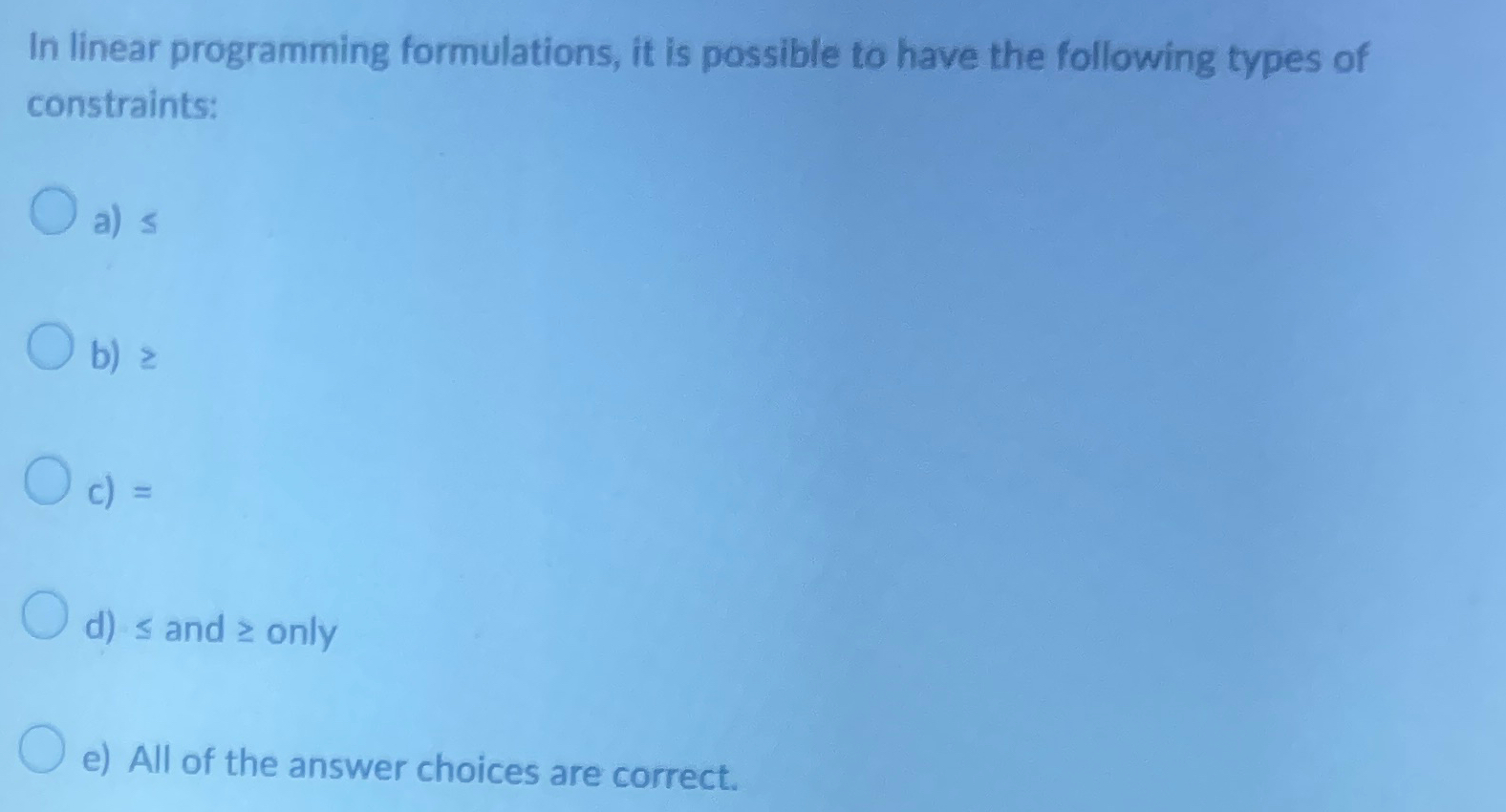 Solved In Linear Programming Formulations It Is Possible To 0994