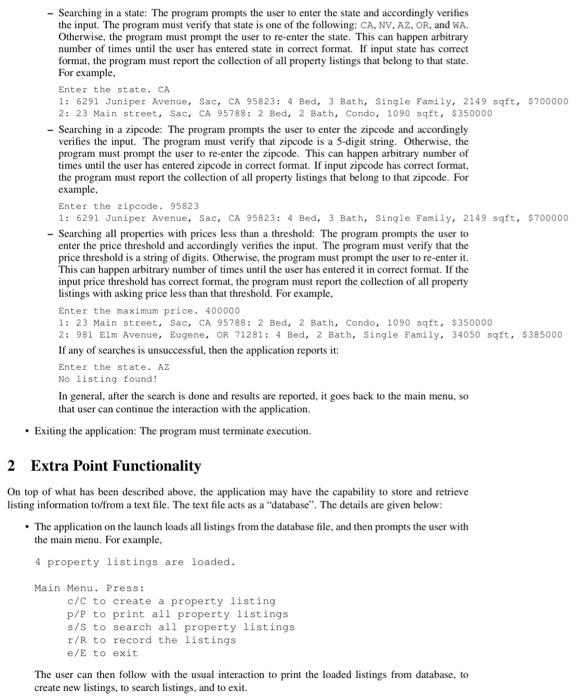 Solved the following, the application is described in | Chegg.com