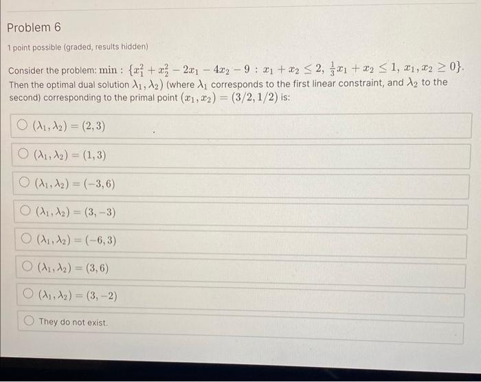 Solved 1 point possible (graded, results hidden) Consider | Chegg.com