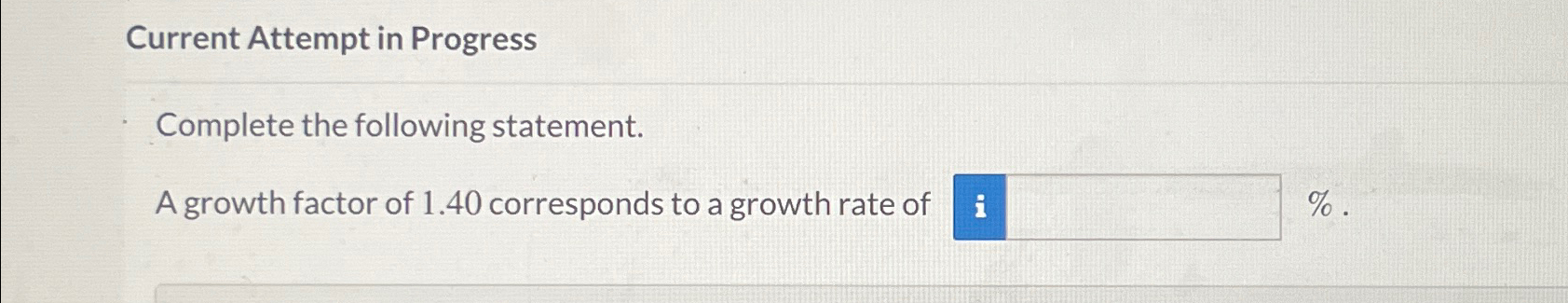 Solved Current Attempt in ProgressComplete the following | Chegg.com