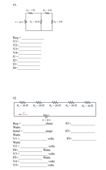 Solved #1. #2 | Chegg.com