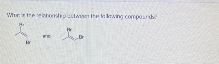 Solved What is the relationship between the following | Chegg.com