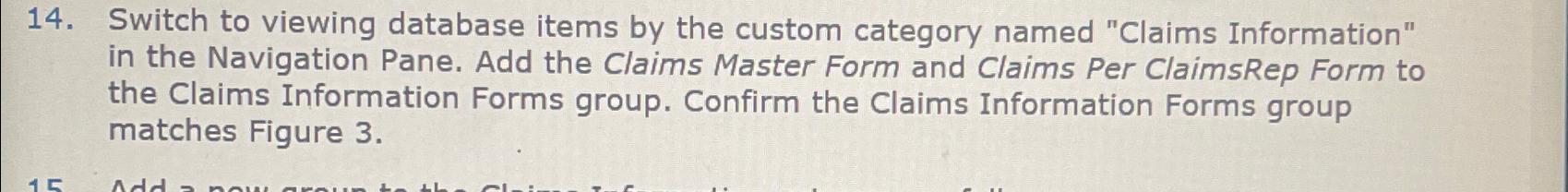 Solved Switch to viewing database items by the custom | Chegg.com