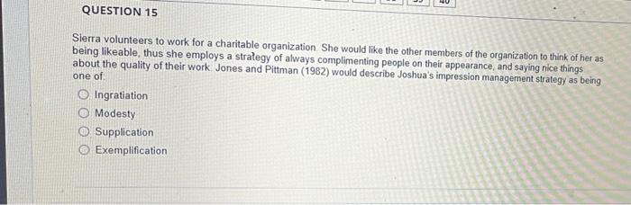 Solved Which of the following is an example of perceiving | Chegg.com