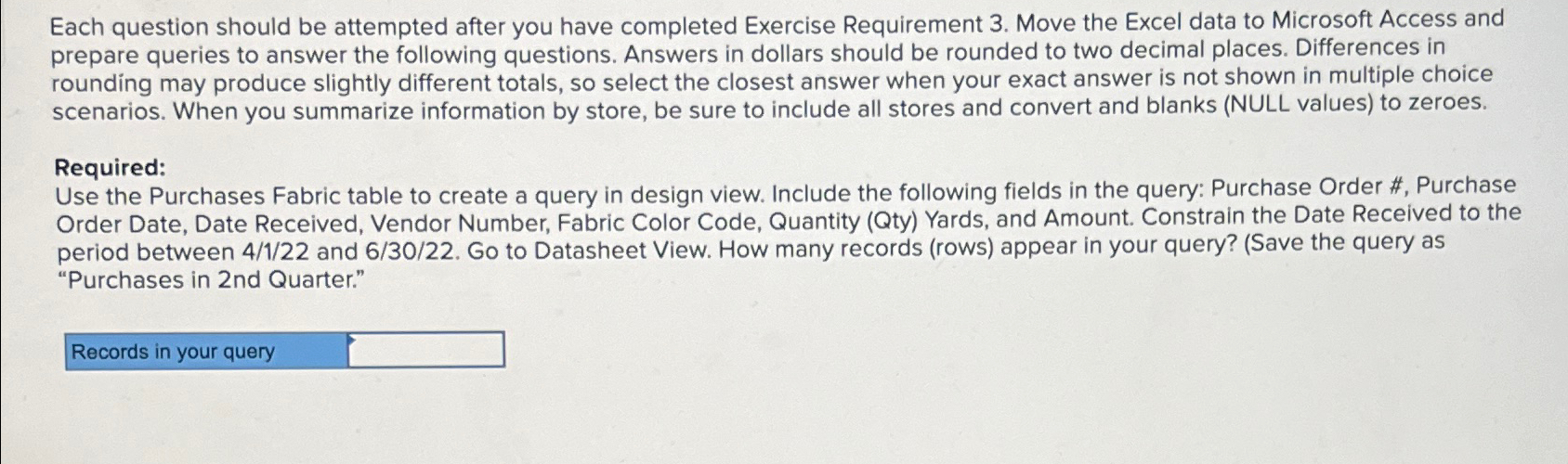 Solved Each question should be attempted after you have | Chegg.com