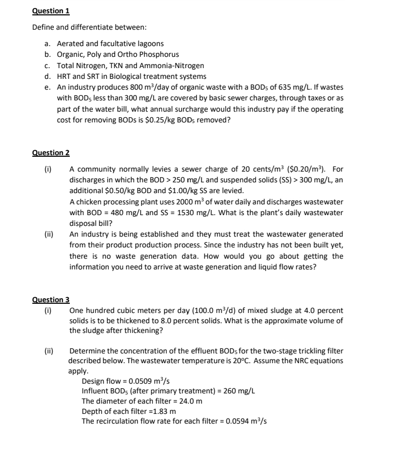 Solved Question 1Define and differentiate between:a. | Chegg.com