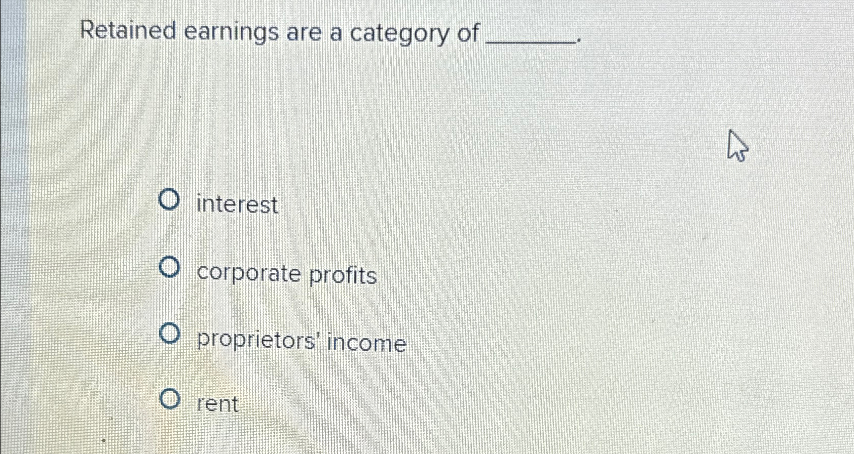 Solved Retained earnings are a category of | Chegg.com