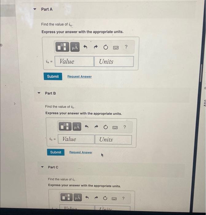 Solved Find the branch currents ia−ie for the circuit shown | Chegg.com