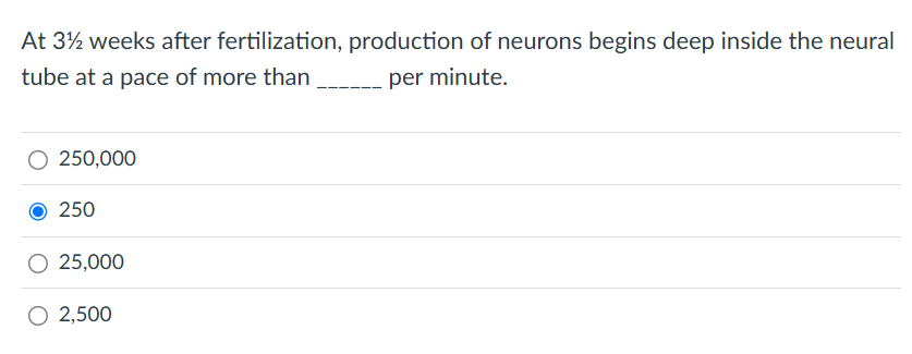 Solved At \( 31 / 2 \) ﻿weeks after fertilization, | Chegg.com
