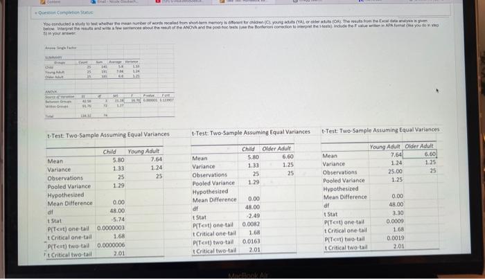 towore. iriberet it as Fi in your merinet t-Test: | Chegg.com