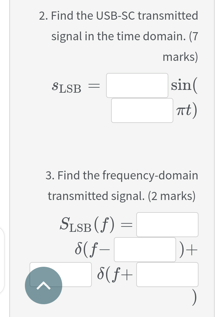 Solved A LSB-SC AM system has a carrier frequency of 700 kHz | Chegg.com