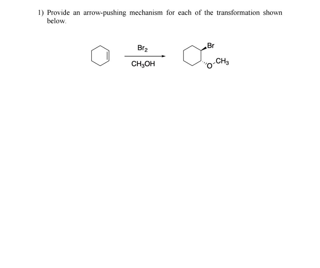 Solved 2) Provide the missing starting material, reactants, | Chegg.com
