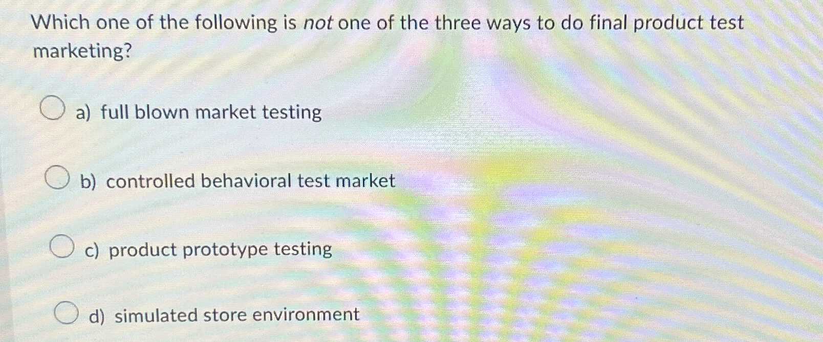 Solved Which one of the following is not one of the three | Chegg.com