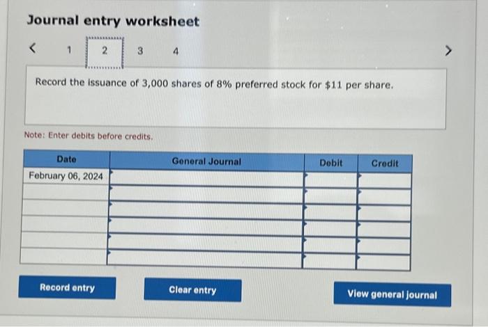 Solved Exercise 10-7 (Static) Record issuance of stock and | Chegg.com