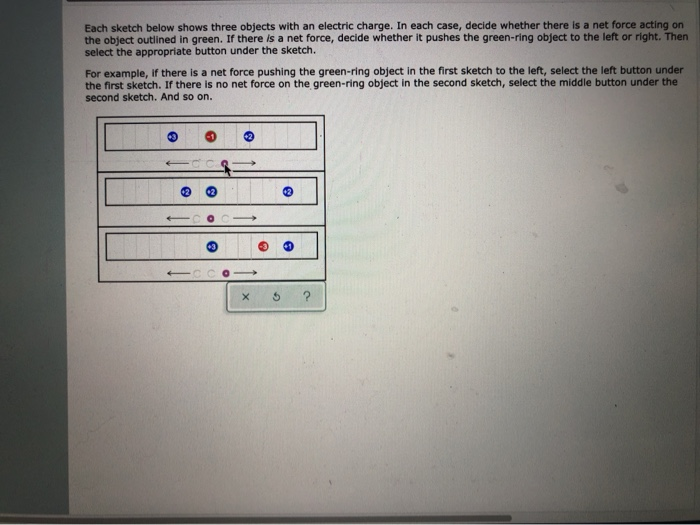 Solved What would the mystery charge labeled "?" have to be | Chegg.com