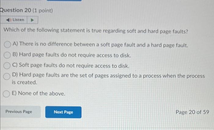 Solved Which of the following statement is true regarding | Chegg.com