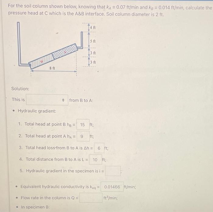 Solved SOIL MECHANICS PLEASE ANSWER THIS HW QUESTION WITH A | Chegg.com