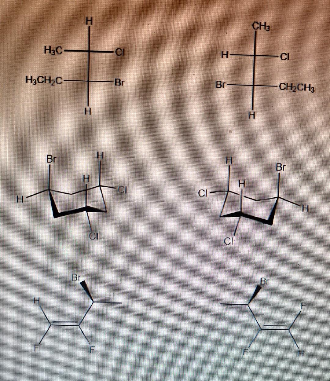 Solved For each of the following pairs of structural | Chegg.com