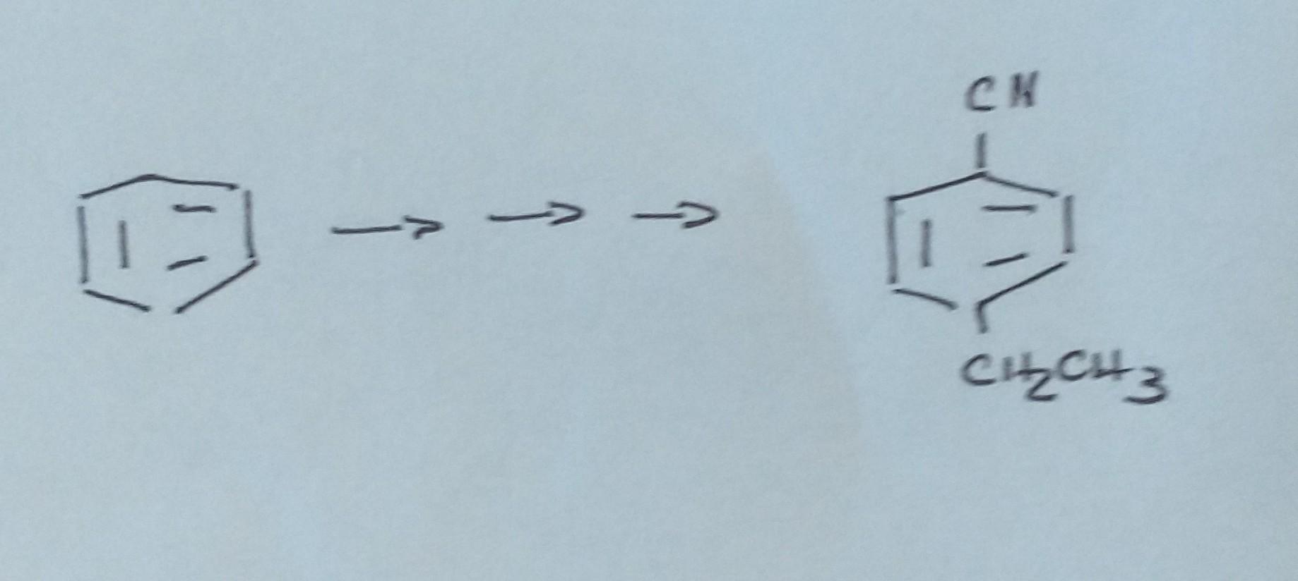 Solved Write the synthesis sequence to obtain the products | Chegg.com