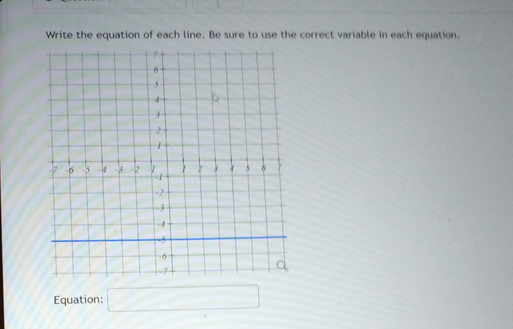 Solved Write the equation of each line. Be sure to use the | Chegg.com