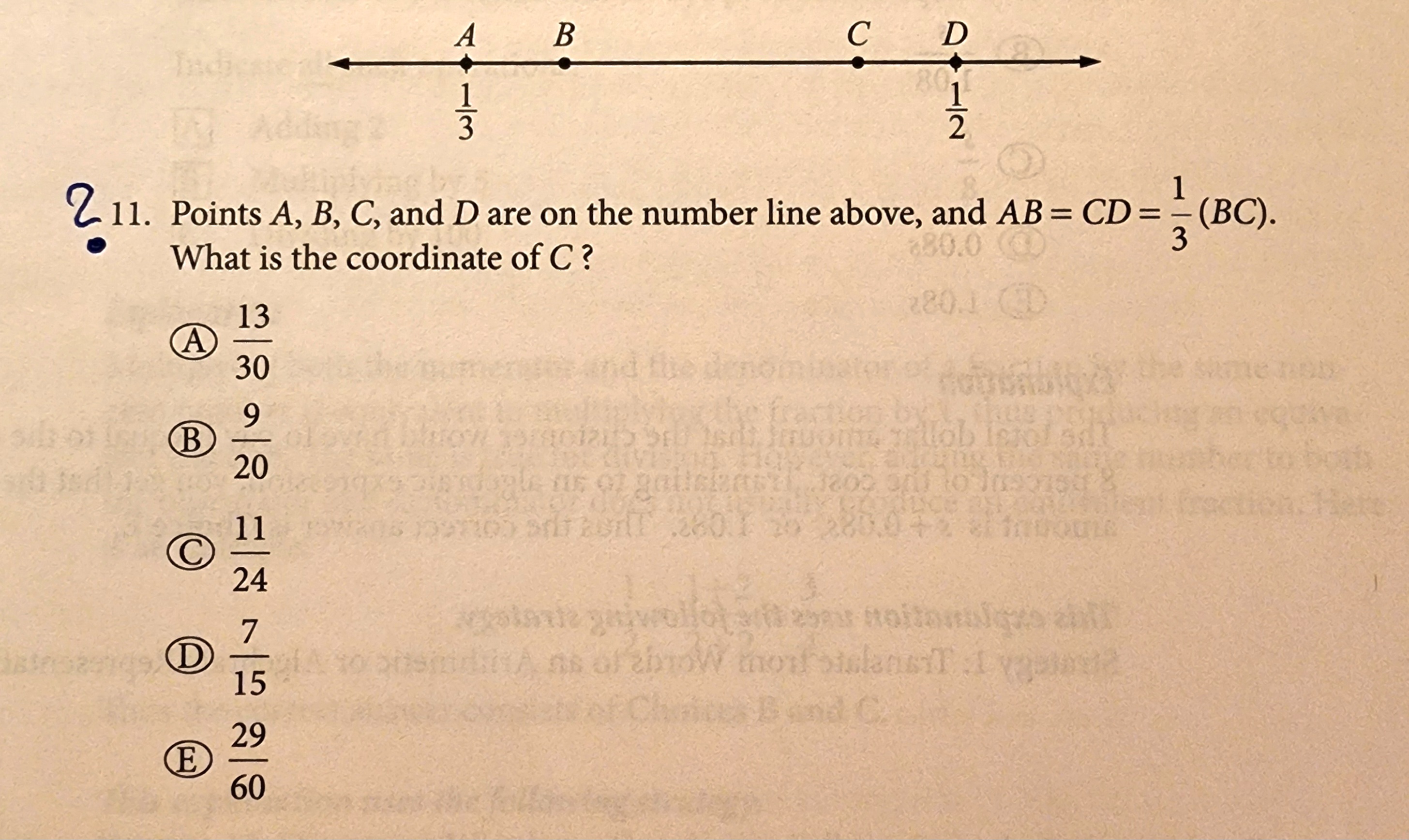 Solved Points A,B,C, ﻿and D ﻿are on the number line above, | Chegg.com
