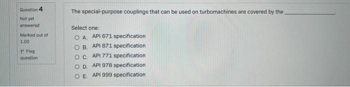 Solved The special-purpose couplings that can be used on | Chegg.com