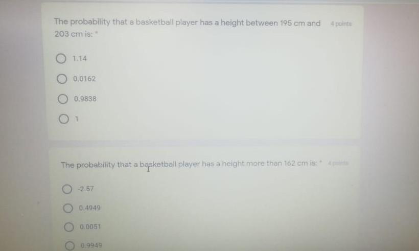 Solved The height of basketball players follows a normal | Chegg.com