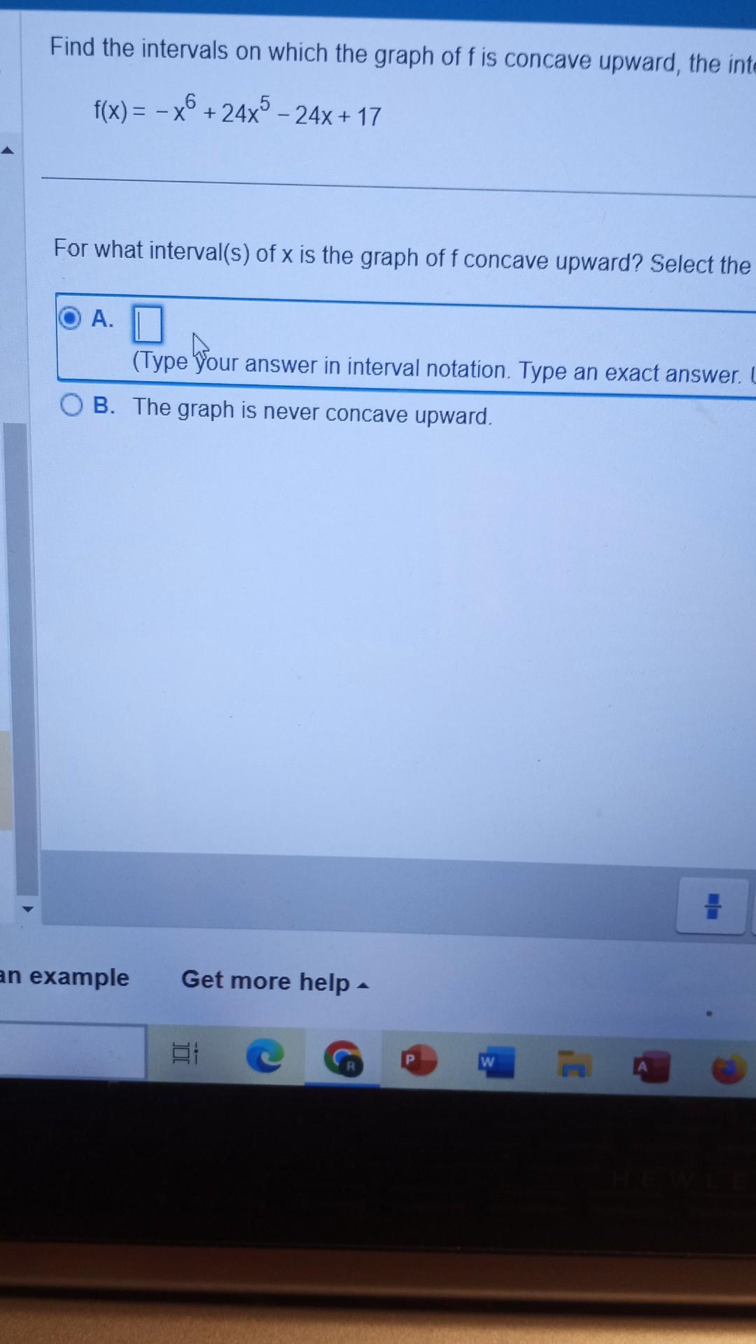 Solved Find the intervals on which the graph of f is concave | Chegg.com