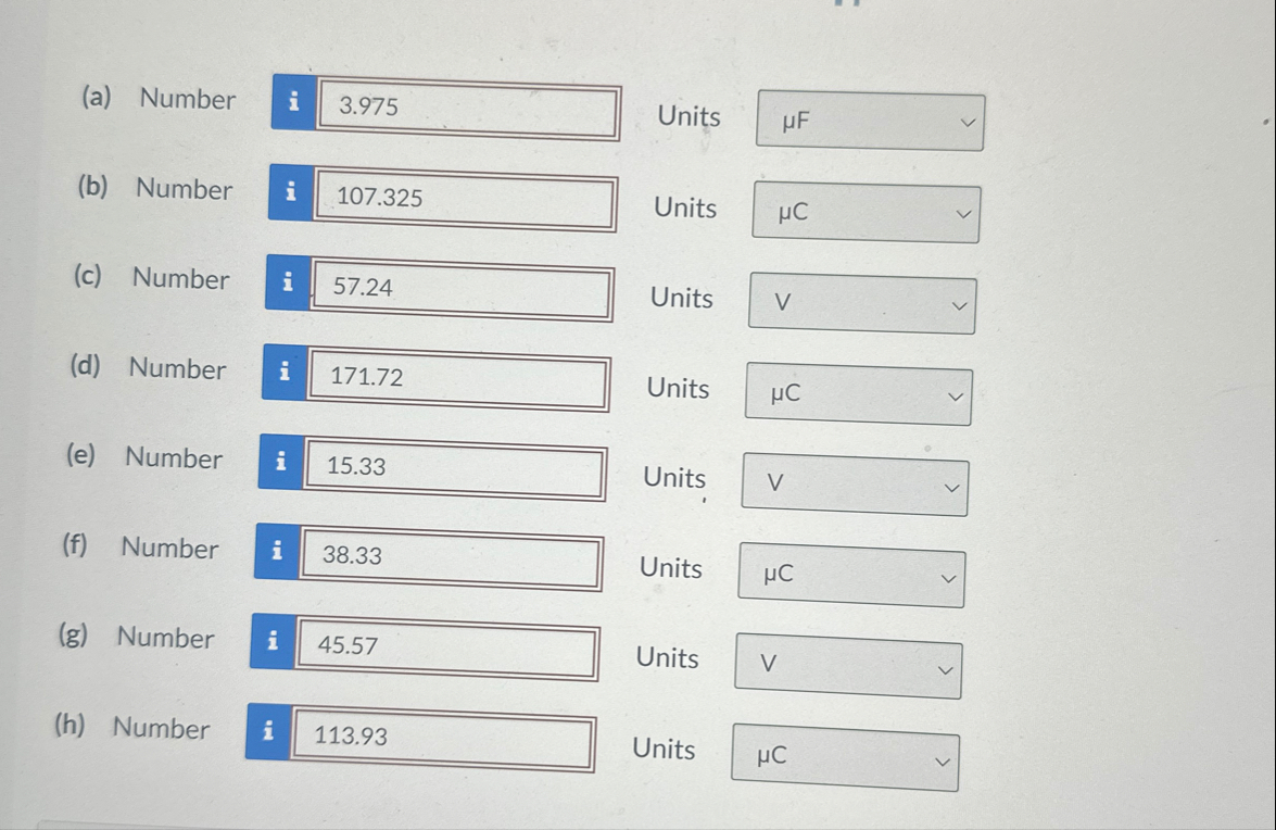 (a) ﻿Number i Units(b) ﻿Number Units(c) ﻿Number i | Chegg.com