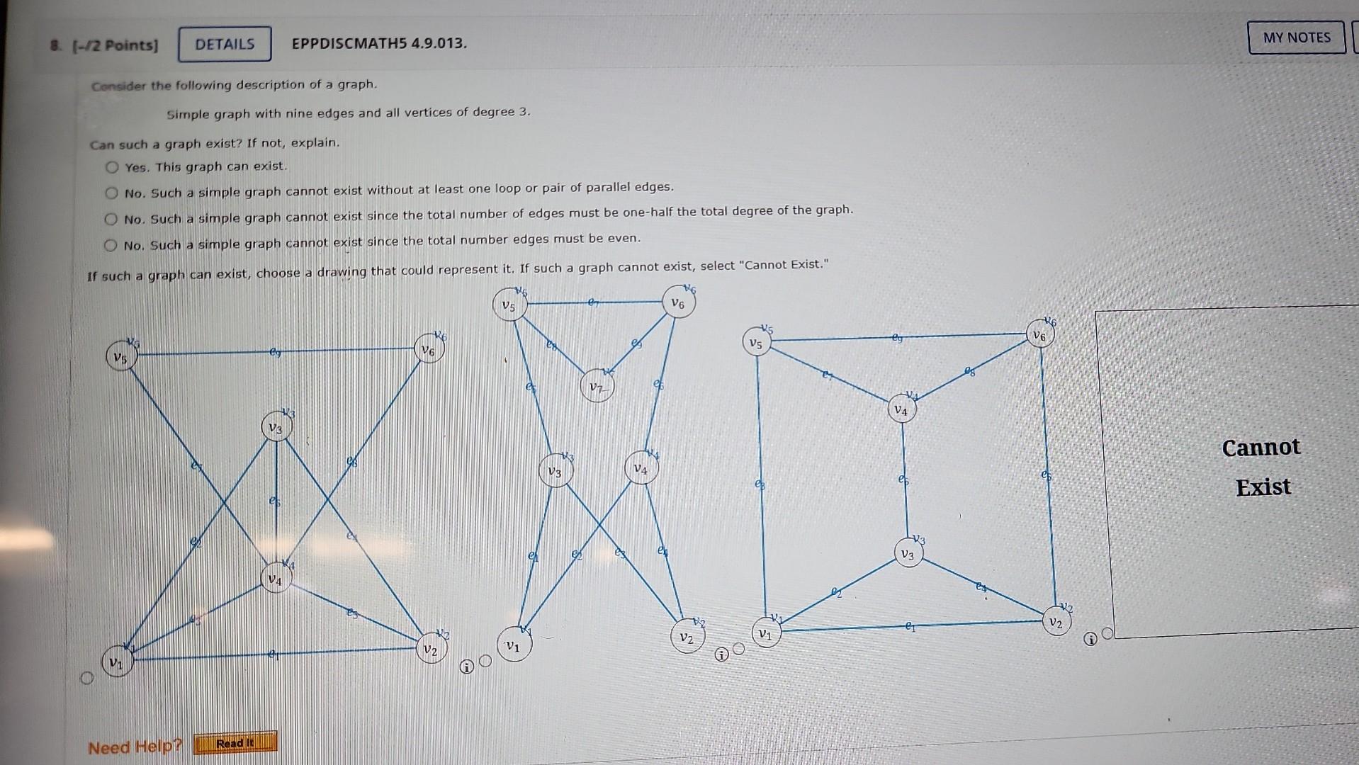 Solved Simple graph with nine edges and all vertices of | Chegg.com