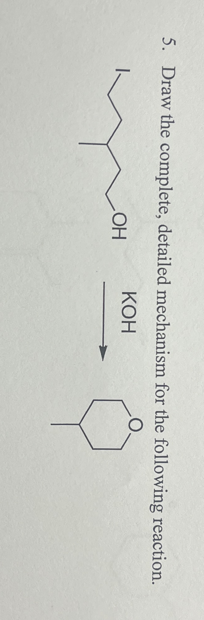 Solved Draw the complete, detailed mechanism for the | Chegg.com