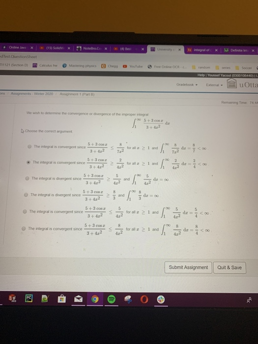 Solved 15) Solid X Notebook 10 Best X Univery wintegral of | Chegg.com